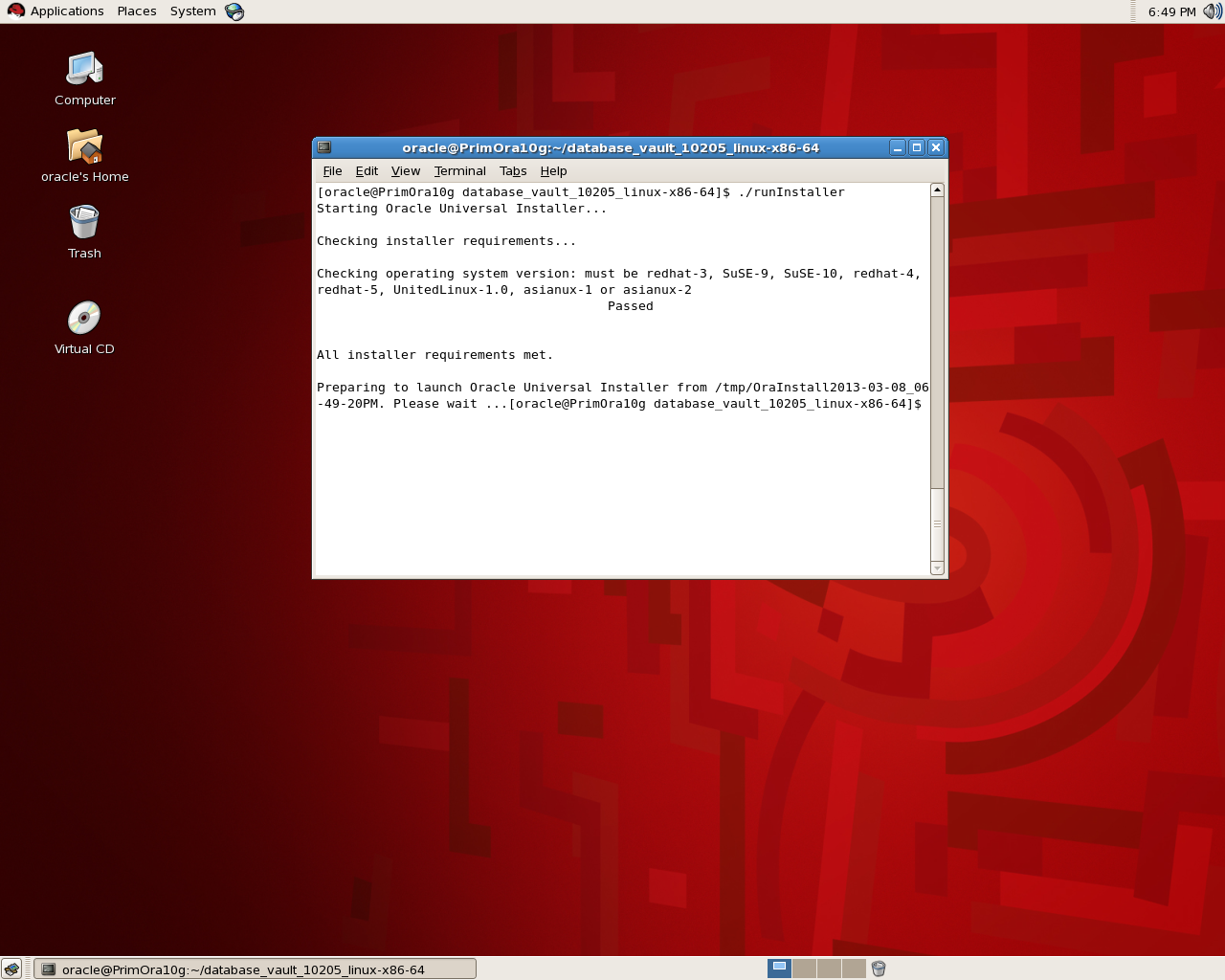Step By Step Install Database Vault On 10g – Technology Geek