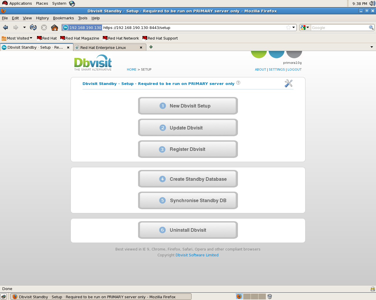 First Look : Dbvisit Standby – Technology Geek