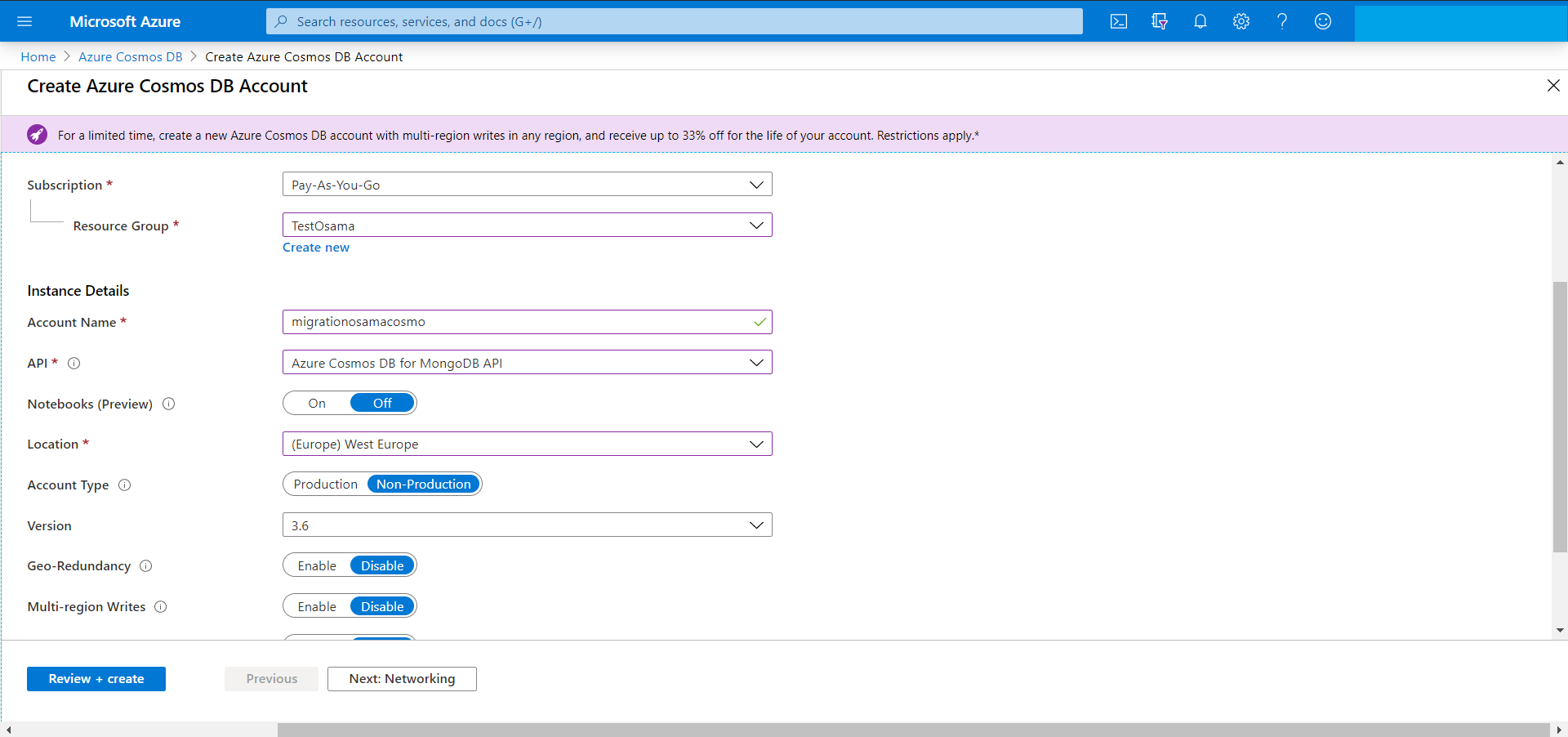 Migrating from MongoDB to Azure cosmos db, Using Mongorestore and ...